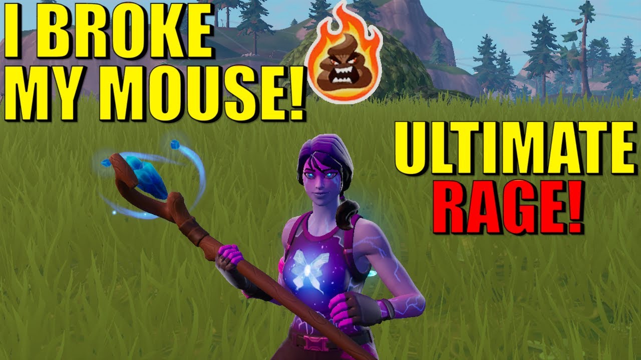 I RAGED And BROKE MY MOUSE(FUNNY RAGE) - YouTube