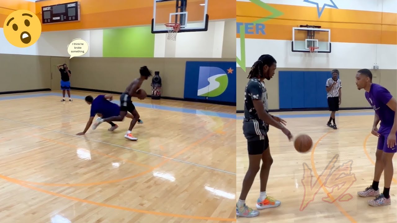 RANDOM PRO HOOPER CALLED ME OUT TO PLAY FOR 500$!! *HE WAS A TRASH ...