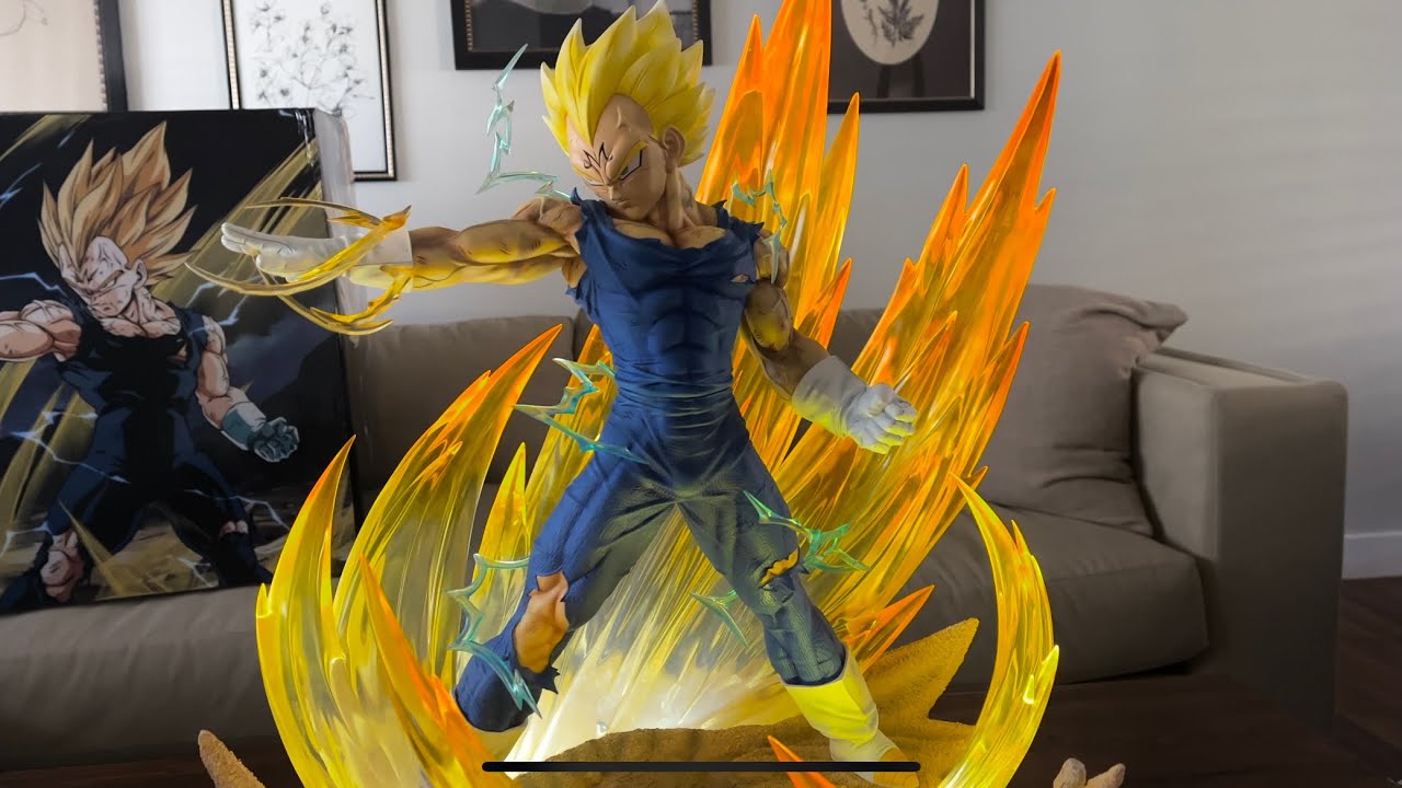 KD Majin Vegeta Atomic Blast *Statue Assemble* - YouTube