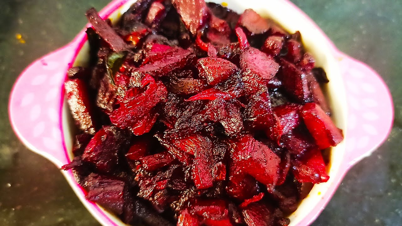 Very easy & very tasty beetroot fry/ beetroot poriyal/ சுலபமான பீட்ரூட் ...