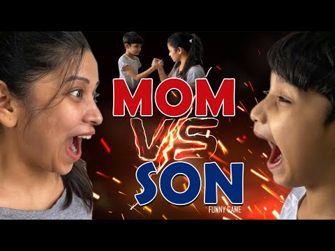Funny Game with My Son | Try not to laugh | Mom Vs Son Challenge | Vlog ...