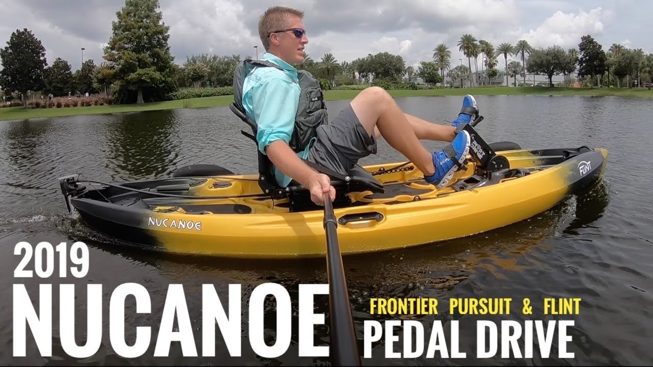 Nucanoe Pivot Drive Pedal Drive For Frontier, Pursuit, & Flint - YouTube