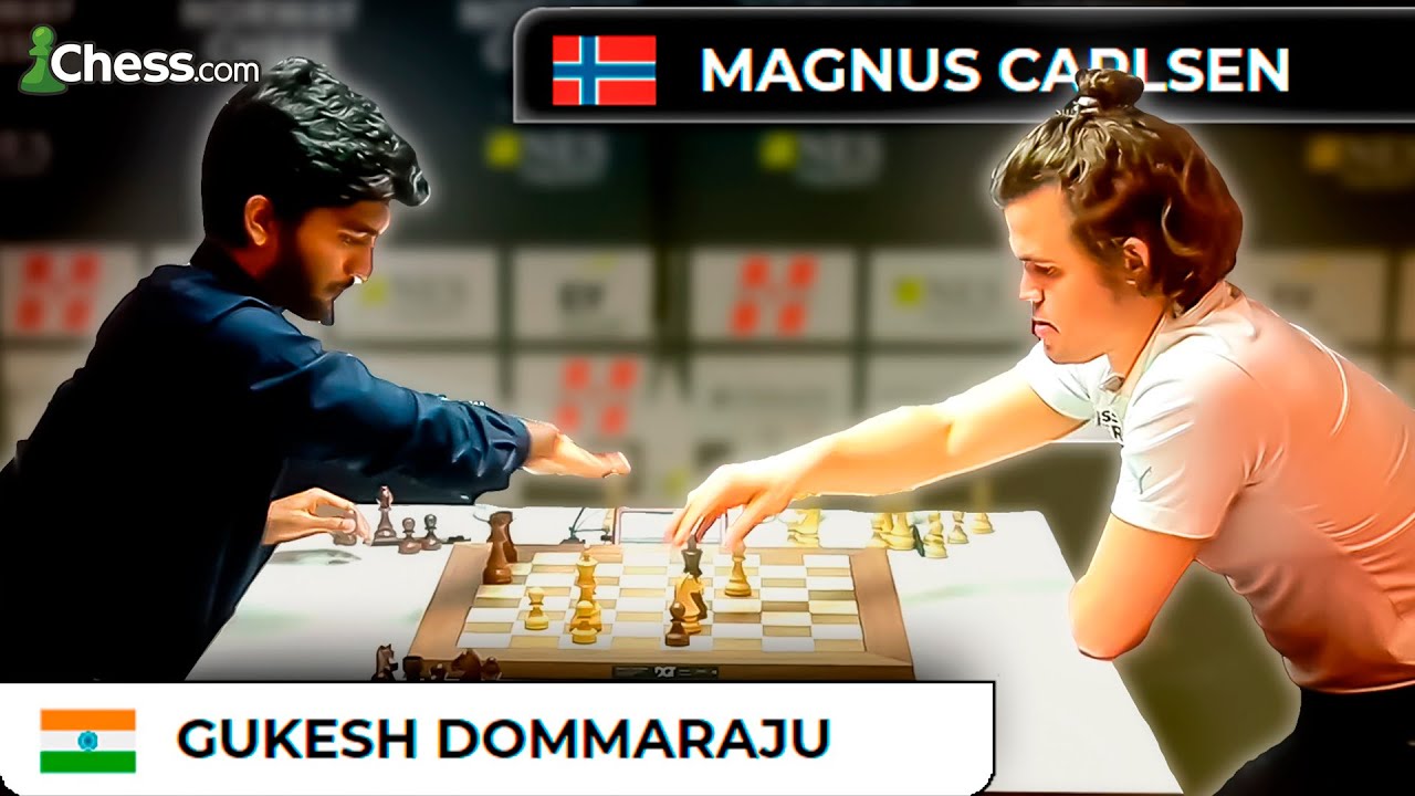 Magnus Carlsen vs Gukesh D. | Ajedrez Narrado en Directo - YouTube