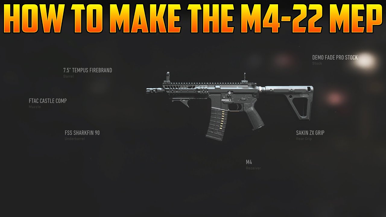 Modern Warfare II (MW2 2022) | How to make the M4-22 Micro Elite [M4 ...