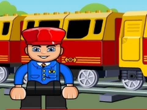 Game Lego: The train driver / Игры Лего: Машинист Поезда - YouTube