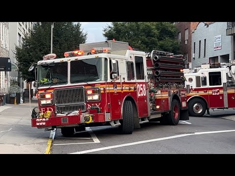 FDNY Engine 258 & Ladder 115 Respond 1st due for Smoke on the 4th floor ...