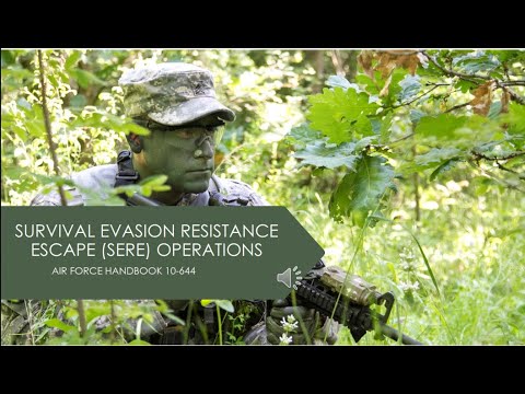SURVIVAL EVASION RESISTANCE ESCAPE (SERE) OPERATIONS (Chapter 13) - YouTube