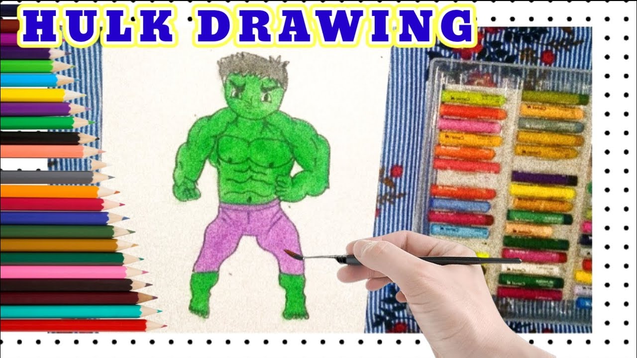 HOW TO DRAW A HULK || HULK EASY DRAWING - YouTube