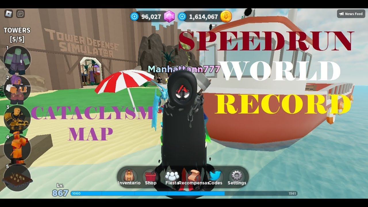 14:45 SPEEDRUN WORLD RECORD DUO FALLEN CATACLYSM MAP. TDS - YouTube