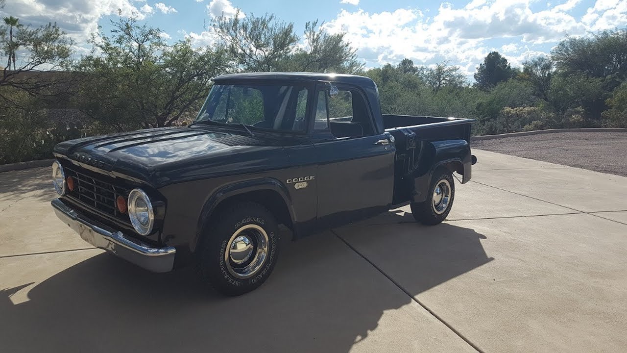 Rescued 1966 Dodge D100 Utiline truck needs a new cab floor 07122019 ...