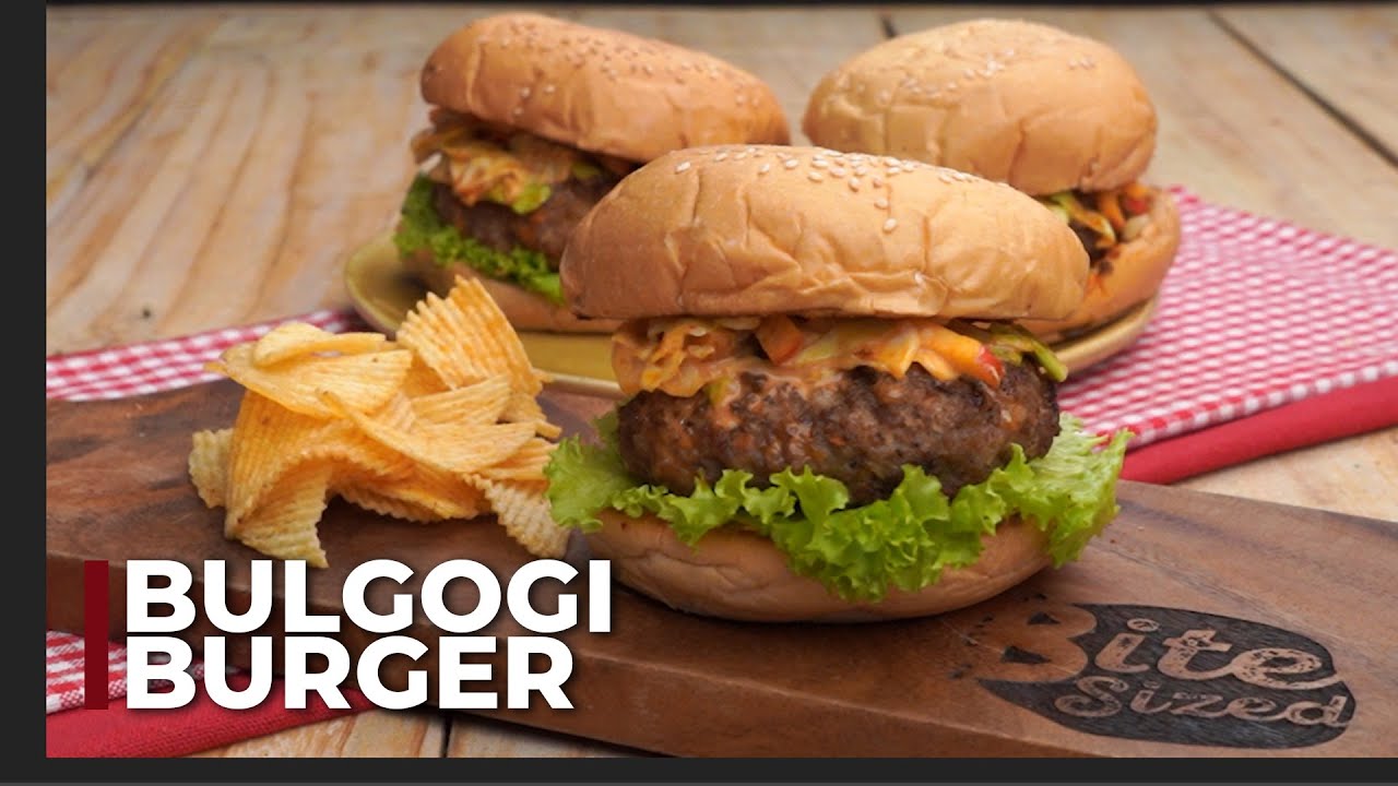 How to Make Bulgogi Burgers | Korean Bulgogi and Delicious Burger ...