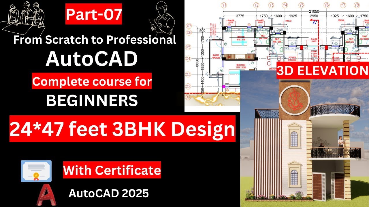 24*47 feet house plan | 24*47 feet | house plan | 1100 sq feet home ...