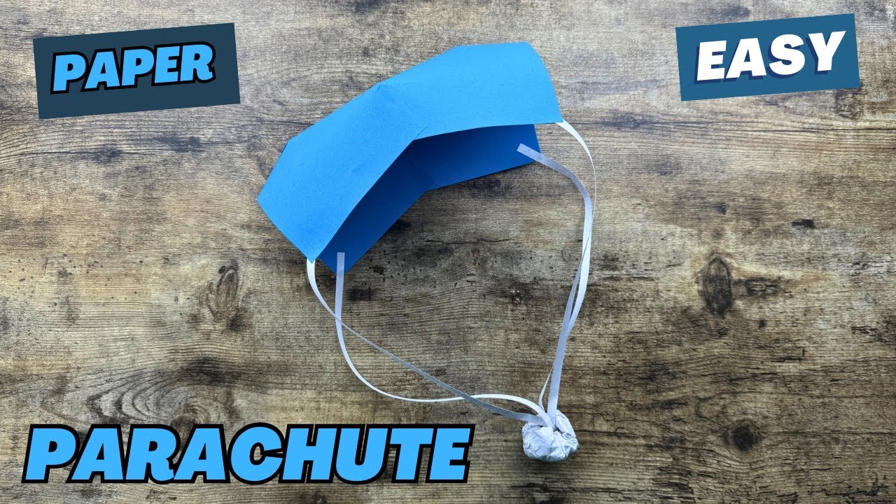 PARACHUTE ORIGAMI PAPER CRAFT TUTORIAL EASY ORIGAMI WORLD CRAFT | HOW ...