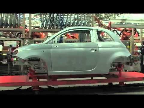 Toluca Assembly Plant Fiat 500 manufacturing footage - YouTube