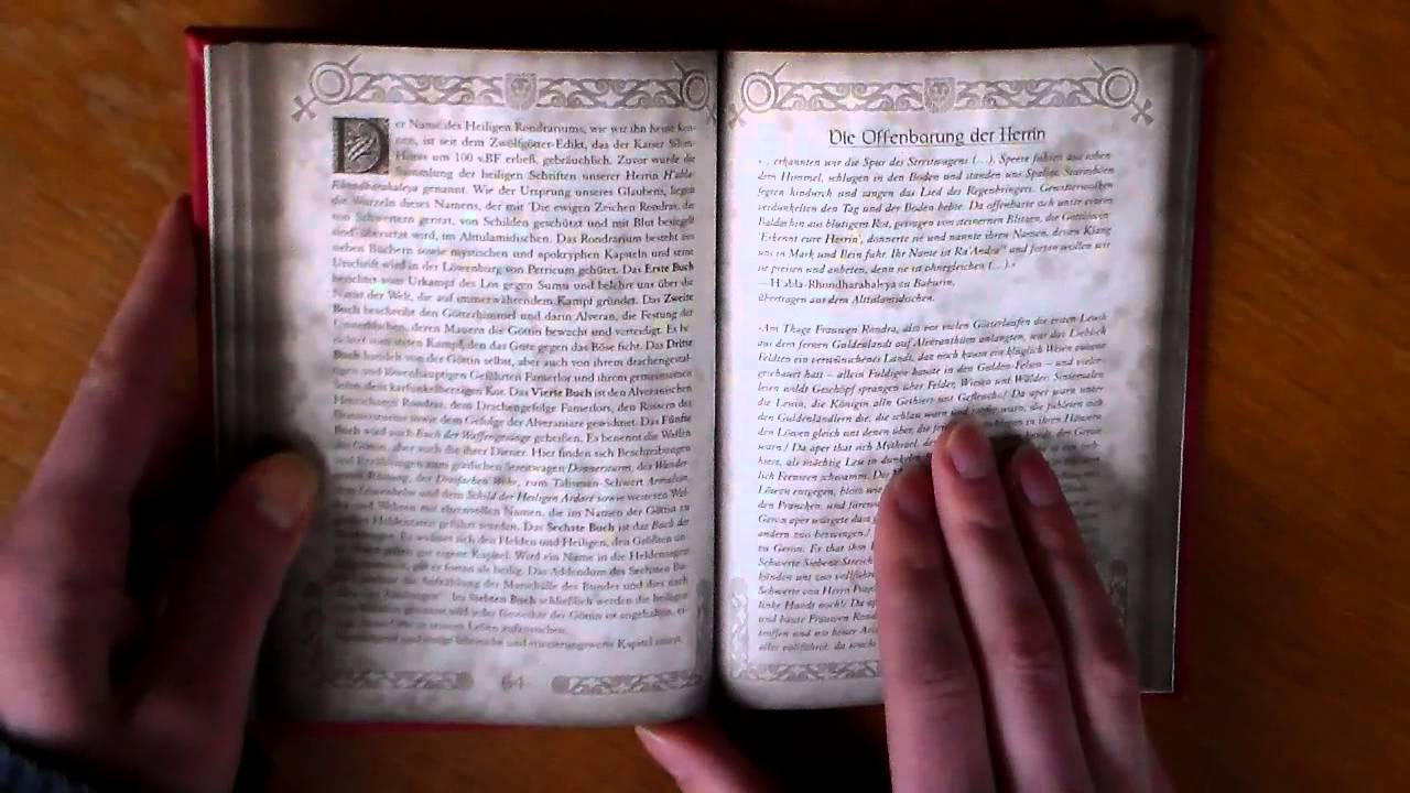 DSA Durchgeblättert Folge 73 - Rondra-Vademecum - YouTube