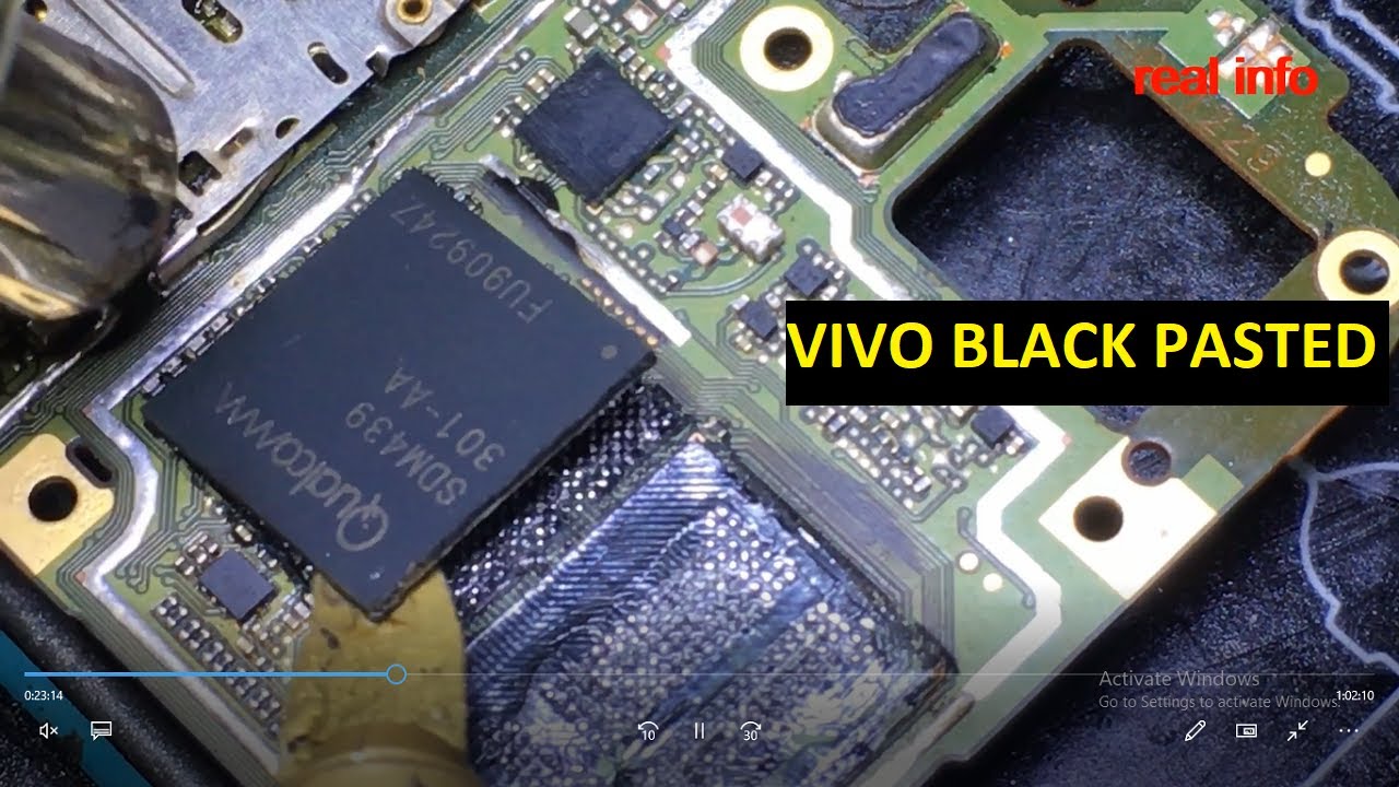 VIVO BLACK PASTED CPU RAM REMOVE CLEANING REBALLING FULL PROCESS A2Z ...