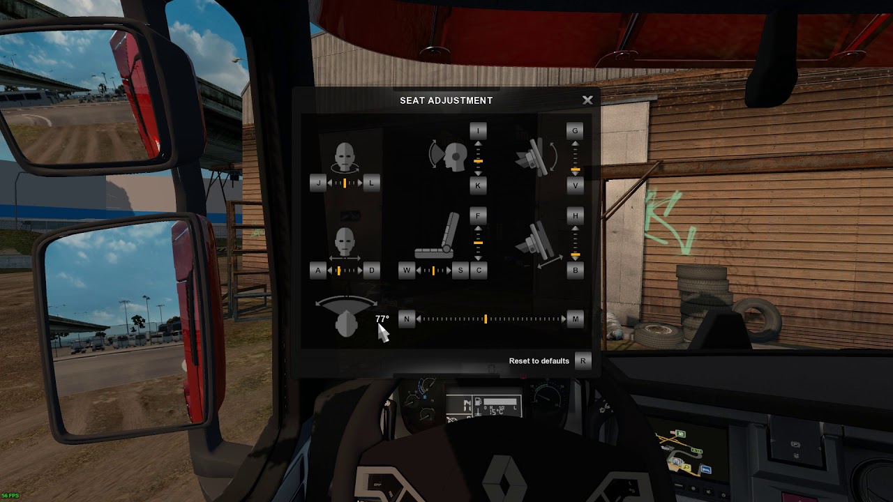 [ ETS2 ] How to use the windscreen GPS in Sisl's interior mod Pack ...