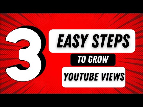 3 Easy Steps to grow your YouTube views - YouTube