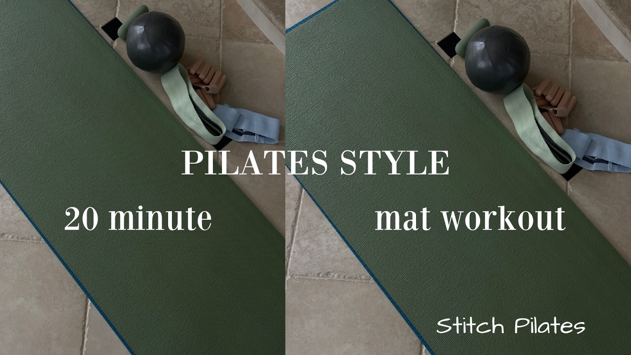 20 minute pilates inspired at home workout | core burner - YouTube