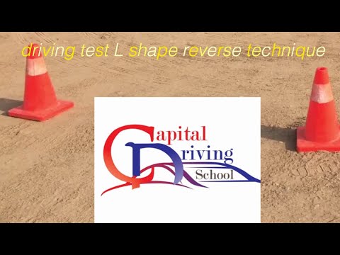 driving test L shape reverse technique - YouTube