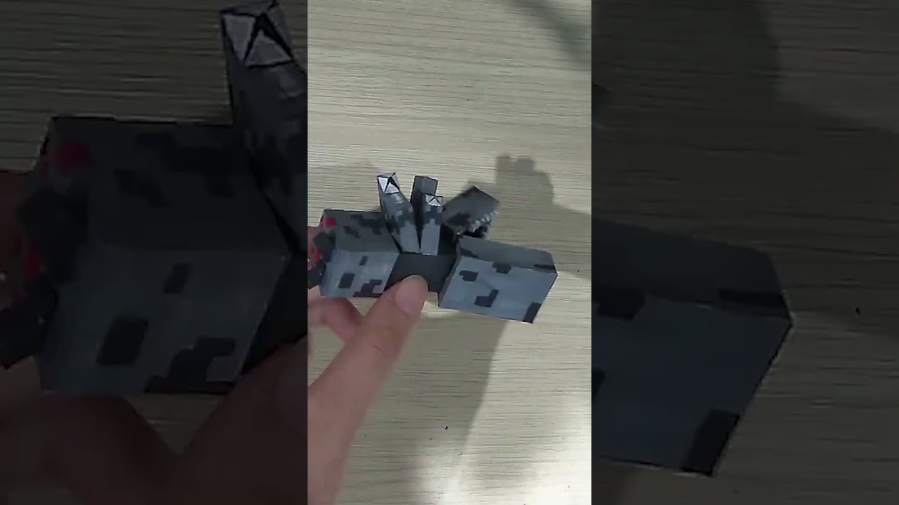 Minecraft Papercraft Mutant Spider Minecraft All Papercrafts