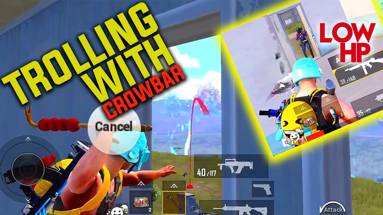 TRIED CROWBAR 😯 PUBG MOBILE GAMEPLAY VIDEO SOLO VS SQUAD - YouTube