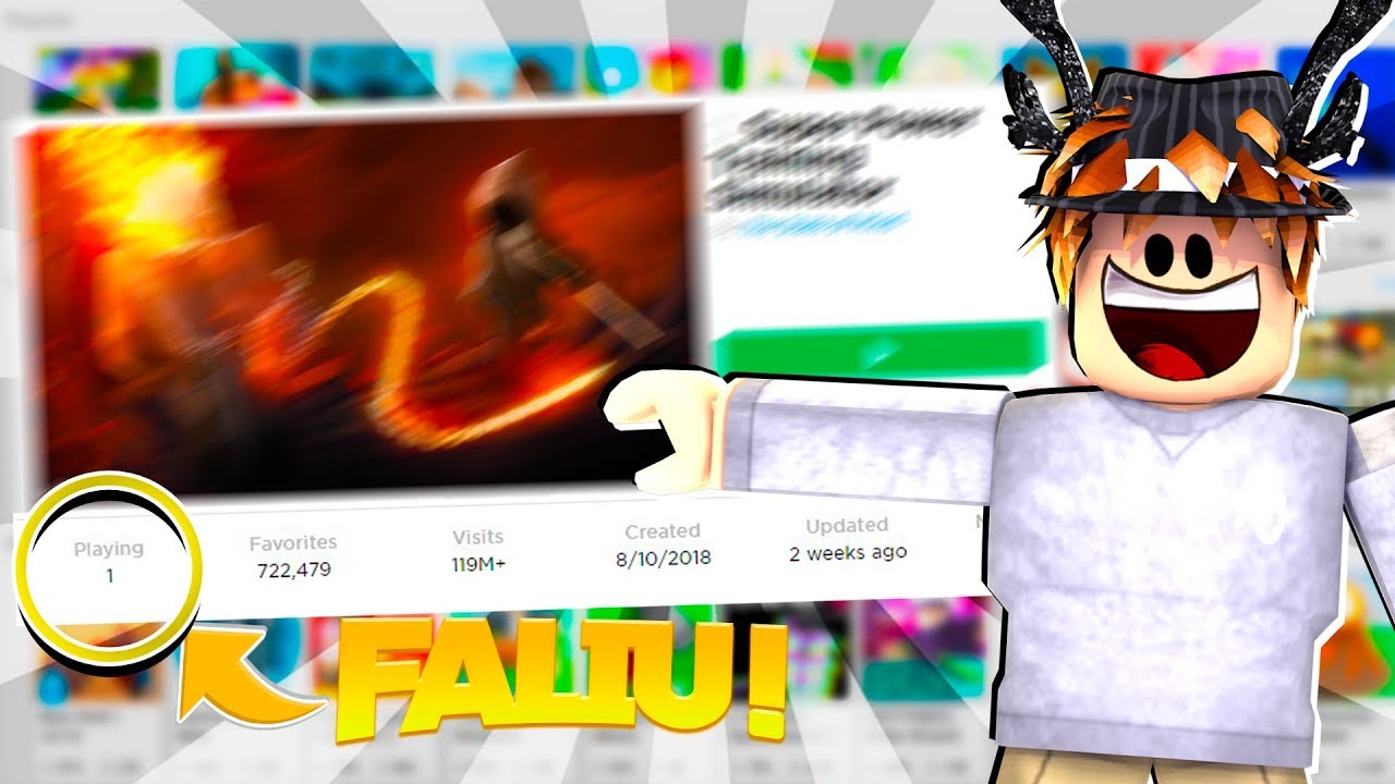 Roblox → TOP 5 JOGOS MAIS FALIDOS DO ROBLOX - YouTube