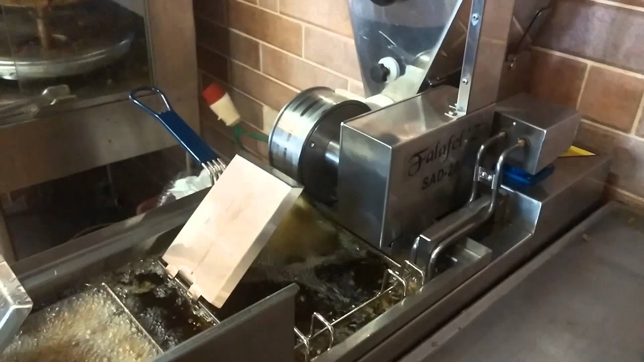 Automatic falafel machine SAD20 - YouTube