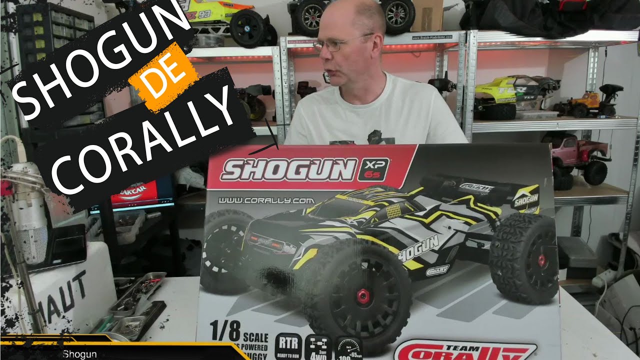 Team Corally Shogun déballage et présentation du Truggy 1/8 4S et 6S ...
