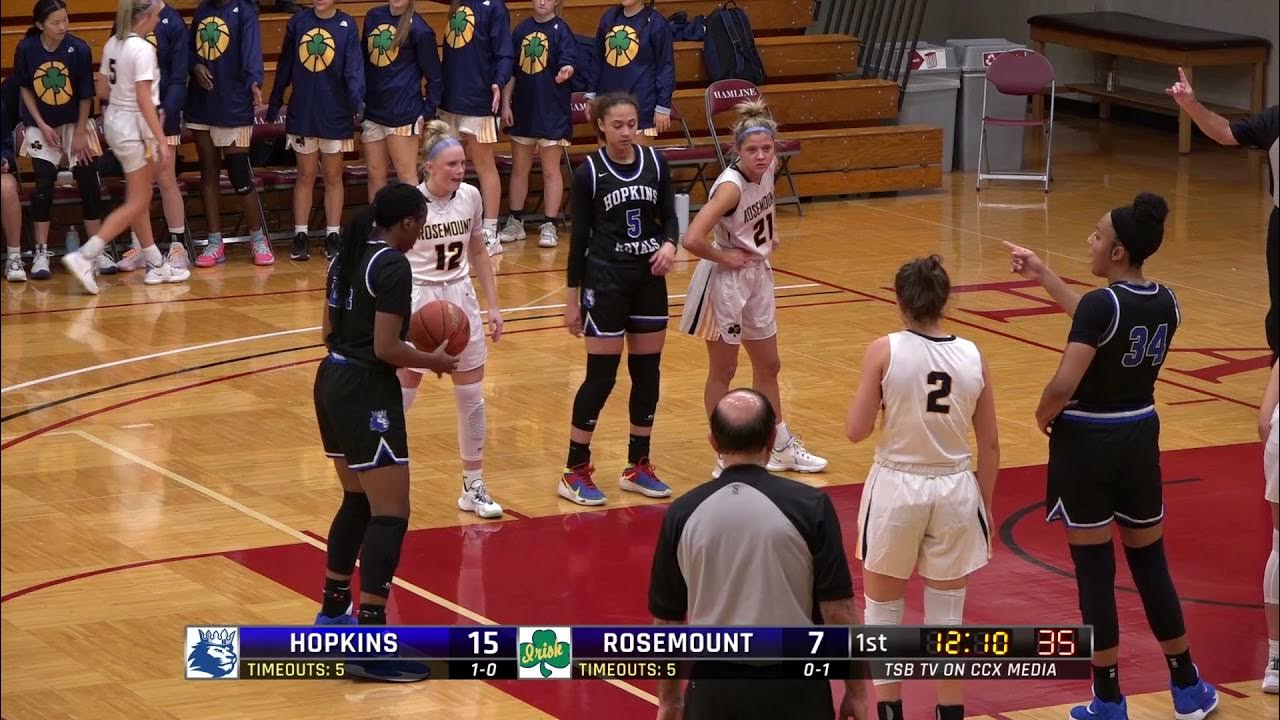 High School Girls Basketball: Hopkins vs. Rosemount - YouTube