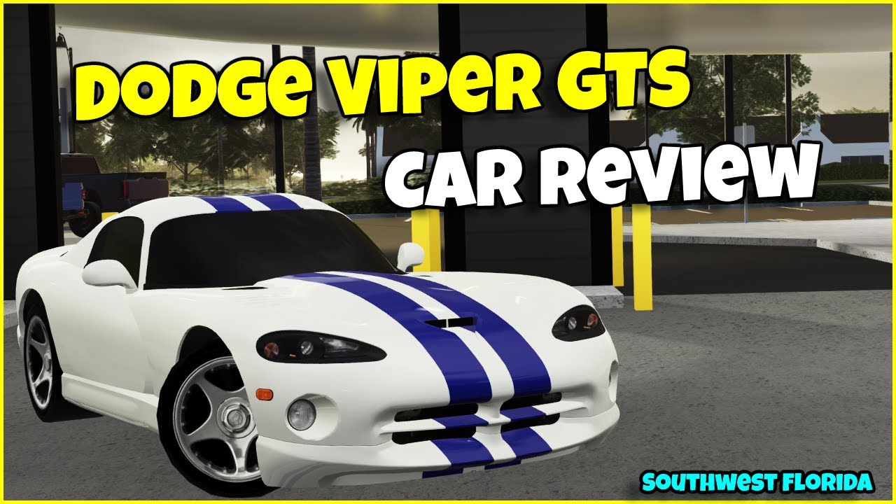 *1998 Dodge Viper GTS* Car Review | Southwest Florida Roblox - YouTube