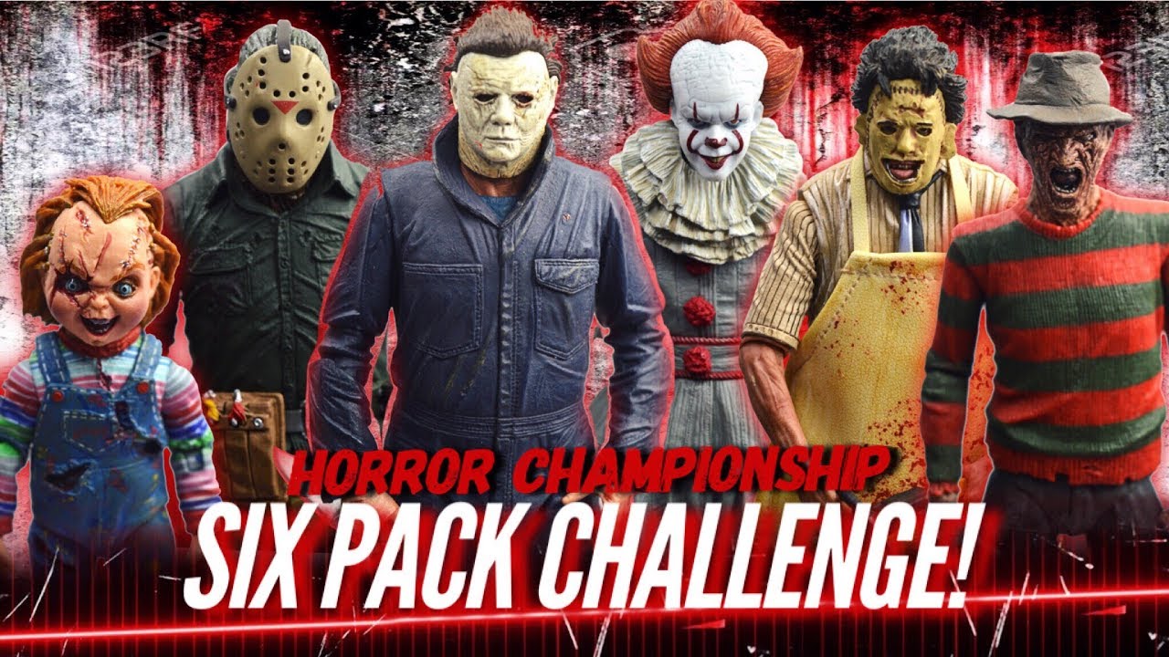 HORROR ACTION FIGURE MATCH! SIX PACK CHALLENGE! HORROR CHAMPIONSHIP ...