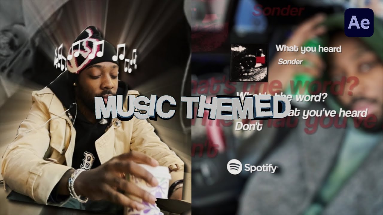 Music themed transitions ideas ( with project files) - YouTube