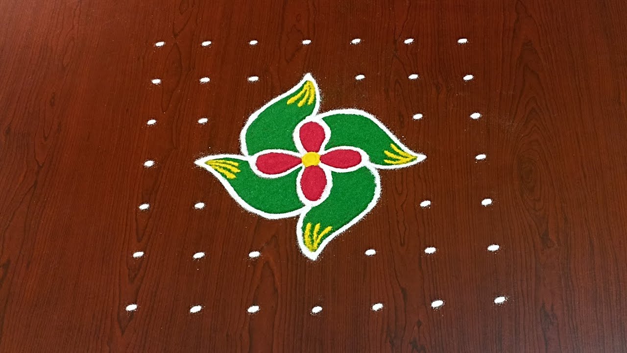 7×7dots beautiful sankranti chukkala muggulu🌷|easy sankranti rangoli ...