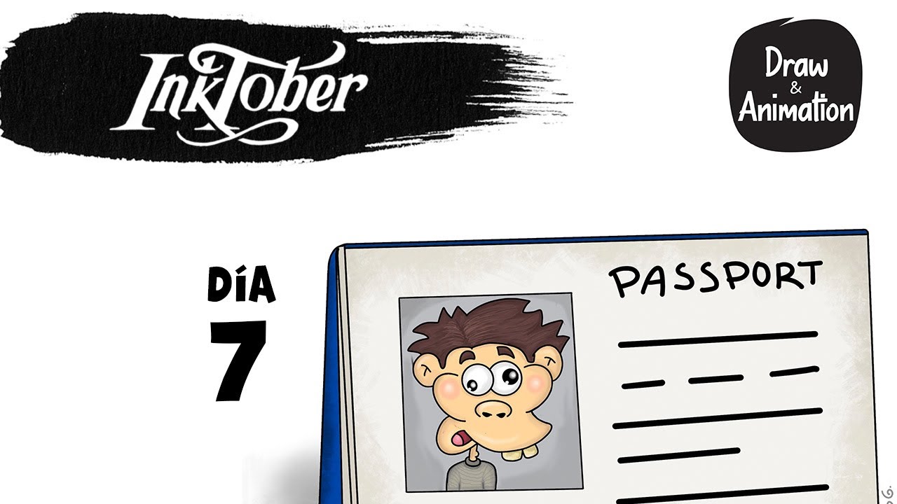 Inktober 7-Passport #inktober #inktober2024 - YouTube