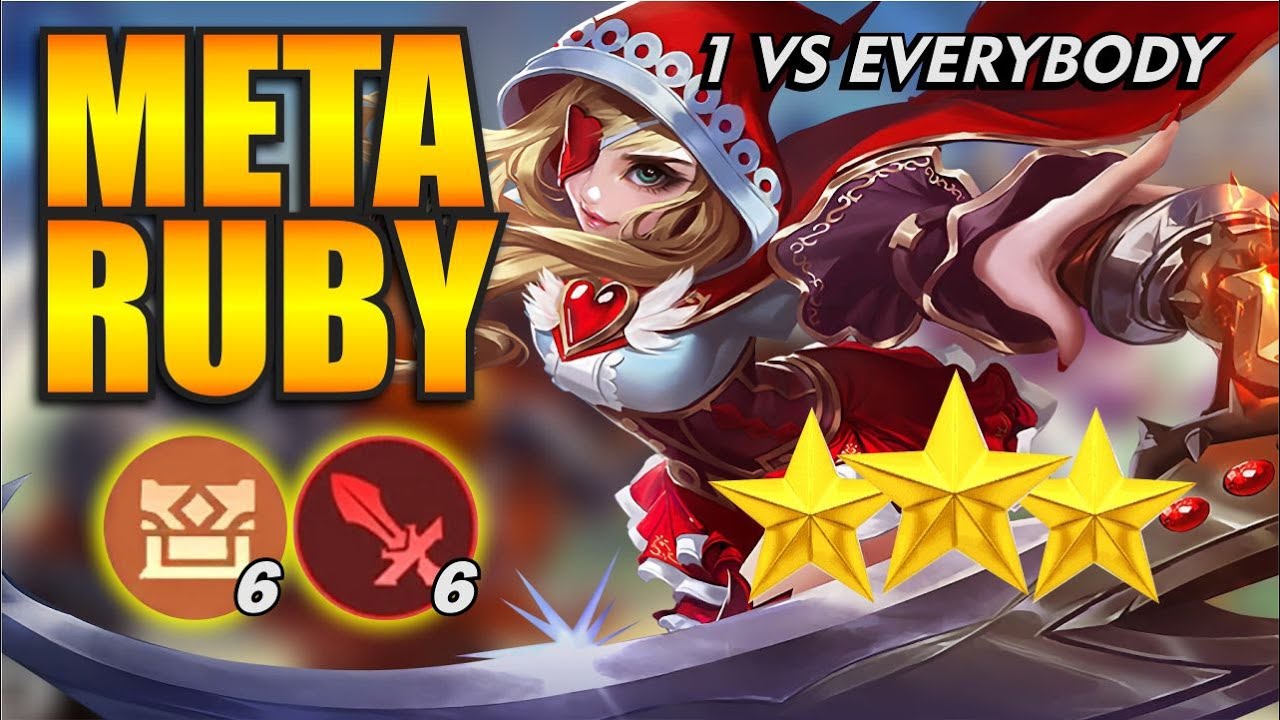 HYPER RUBY QUARTERMASTER WEAPON MASTER SAKIT BANGET | COMBO MAGIC CHESS TERKUAT 2024 MOBILE ...