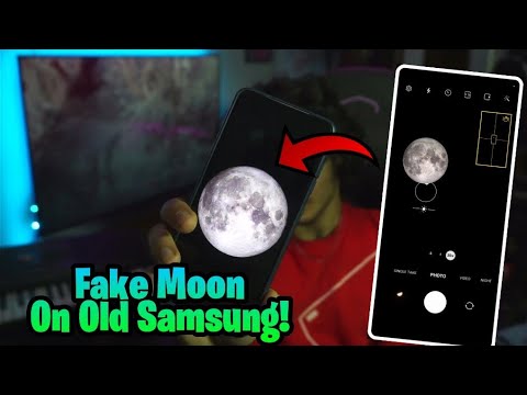 I Tried Samsung's Fake Moon Photo In Old Samsung (Galaxy S20) - YouTube