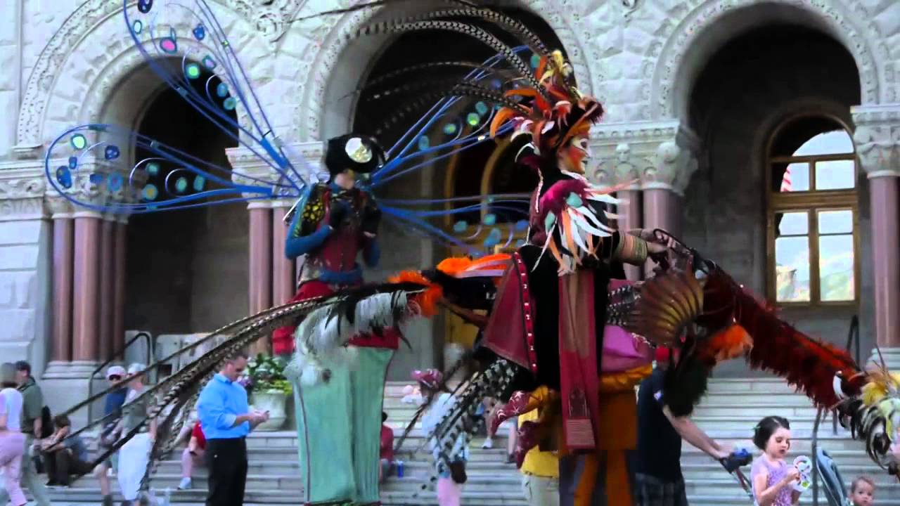 Dragon Knight Stilt Theatre - Utah Arts Festival 2012 - YouTube