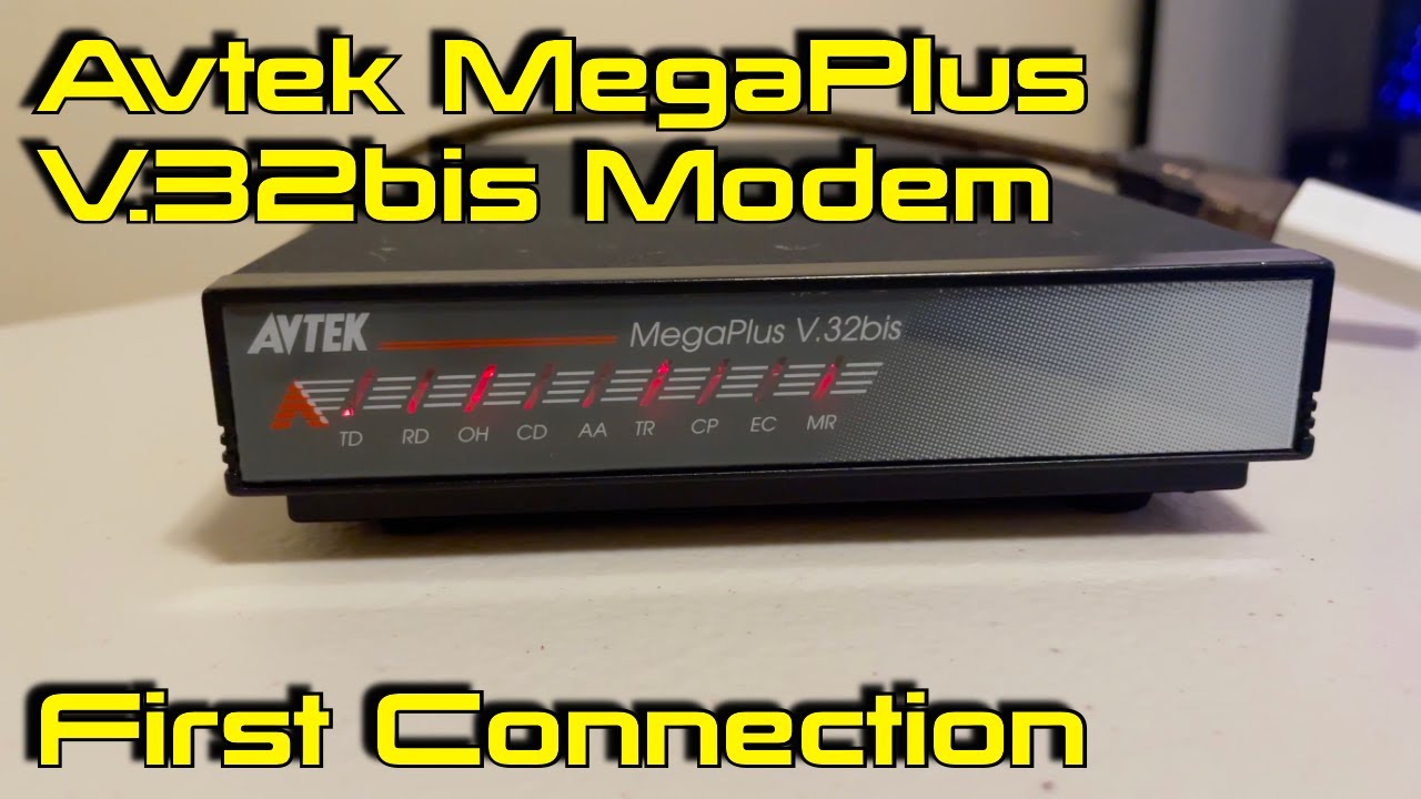 Avtek MegaPlus V.32bis Modem (Model CD950) - First Connection Attempt ...