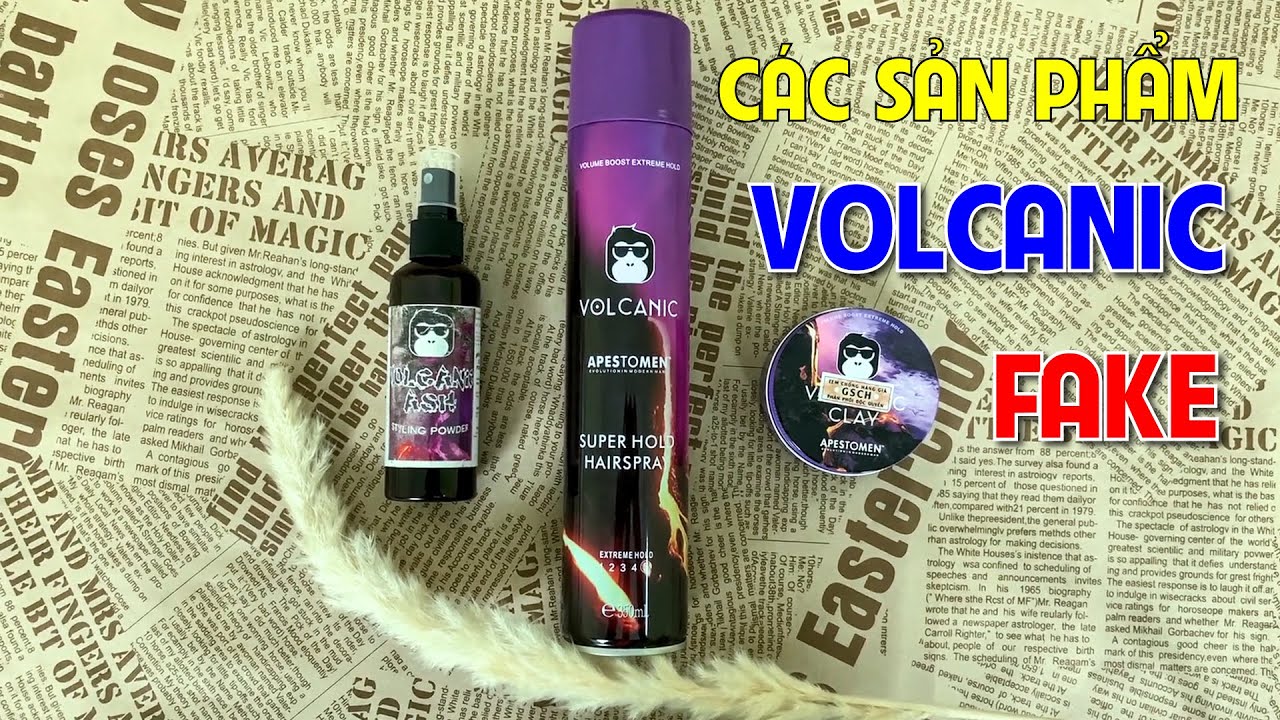 [TOP VOLCANIC CLAY] Gôm Volcanic - Pre Styling Volcanic Ash - Volcanic ...