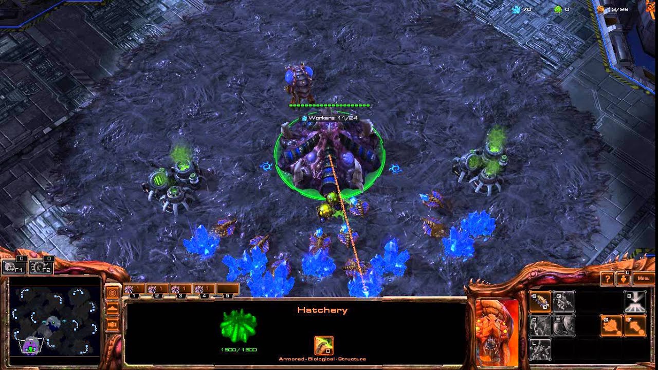 Starcraft II 1v1 Ep.1 [SPINE CRAWLER RUSH?] - YouTube