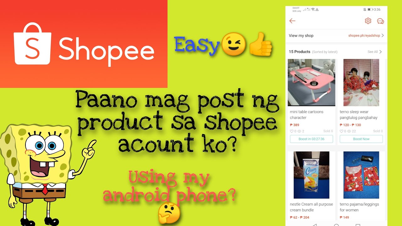 Paano mag post ng product sa shopee gamit ang cellphone? How to sell ...