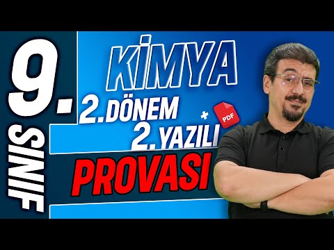 9.sınıf kimya 2.dönem 2.yazılı | 2025