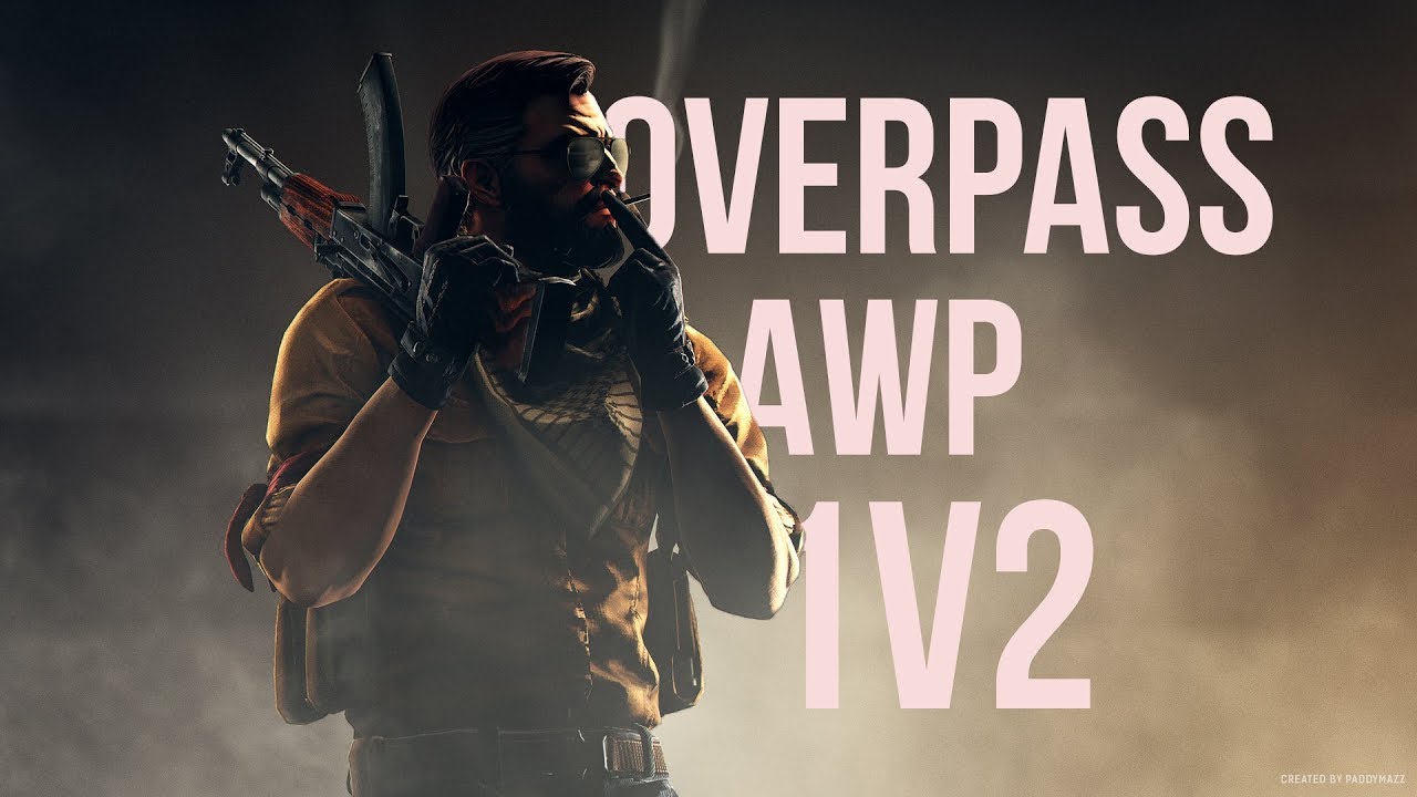 Overpass AWP 1v2 - YouTube