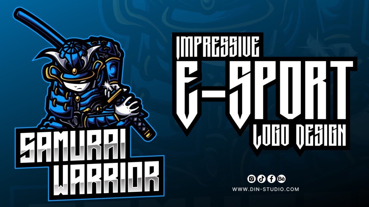 Step-by-Step: Design a Samurai Esports Logo Like a Pro! - YouTube