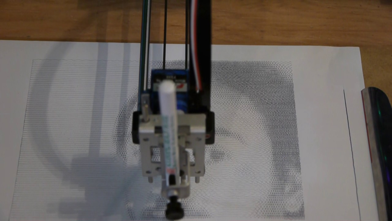 Squiggle Draw sine wave portrait - YouTube