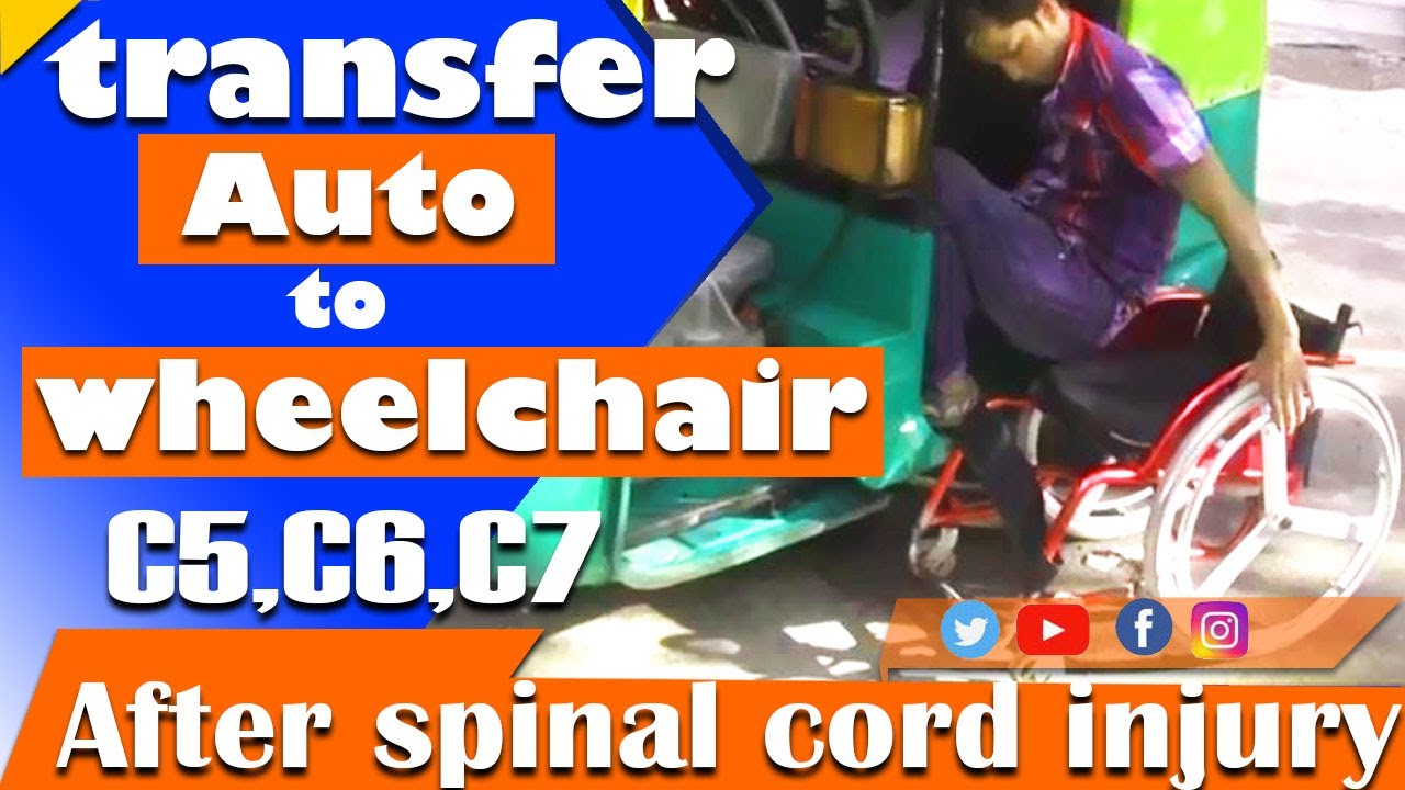 How to transfer on car | get inside to Rickshaw| wheelchair to car ...