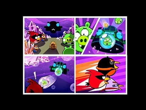 Angry Birds Space - COSMIC CRYSTALS All Levels Walkthrough - YouTube