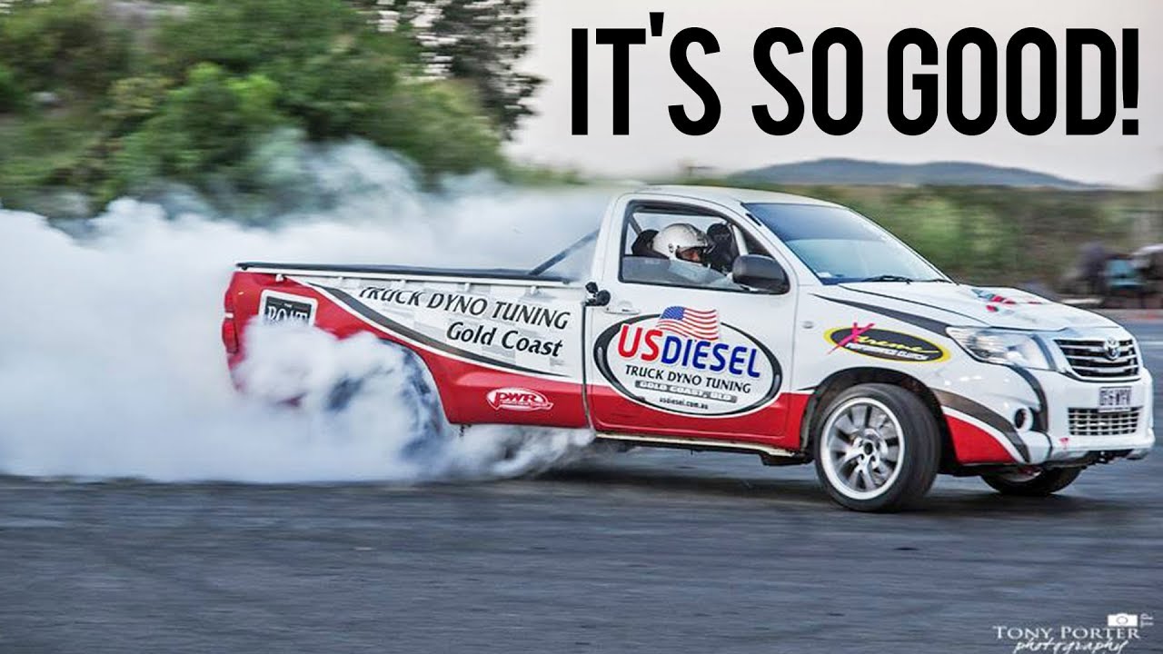 Drifting a 750HP Sequential Pickup Truck! - YouTube