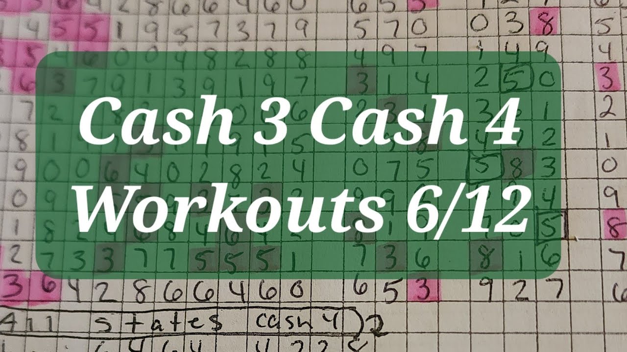 Cash 3 Cash 4 Workouts 6/12 - YouTube